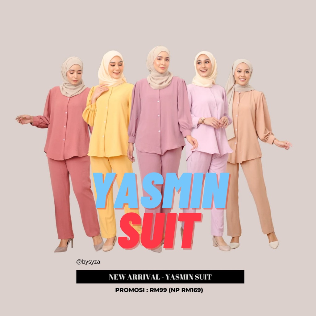 YASMIN SUIT by Norie Signature | Shopee Malaysia