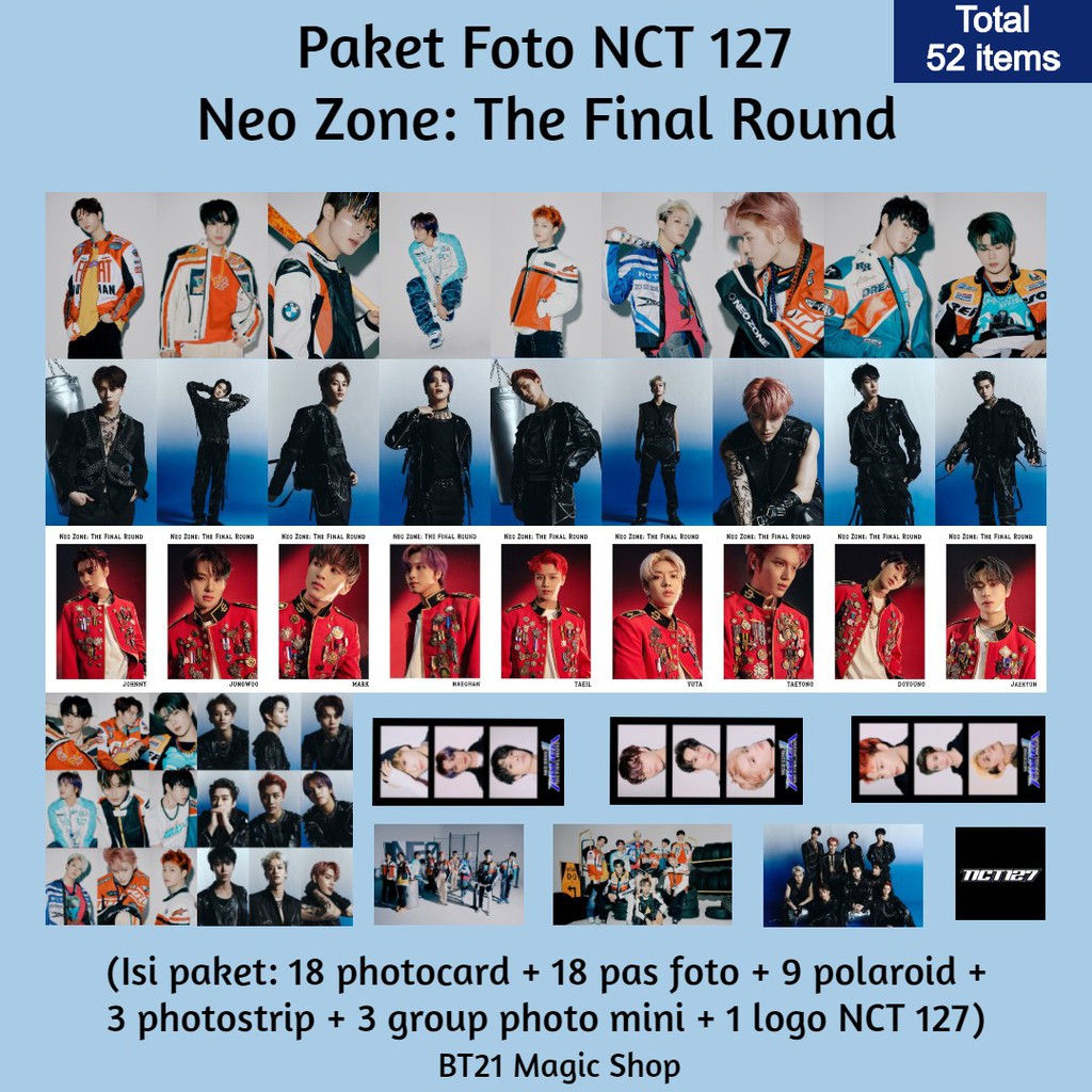 Nct 127 Neo Zone Final Round Photo Package (KPOP NCT 2020 Polaroid Photocard Photo) | Shopee ...