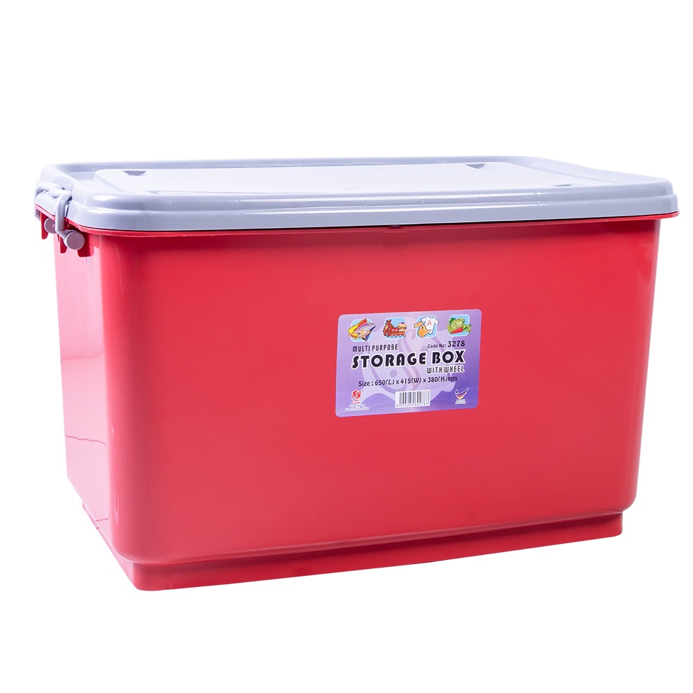 Multi-purpose Storage Box with Wheel 3278 [70Litre]💥 READY STOCK 💥 ...