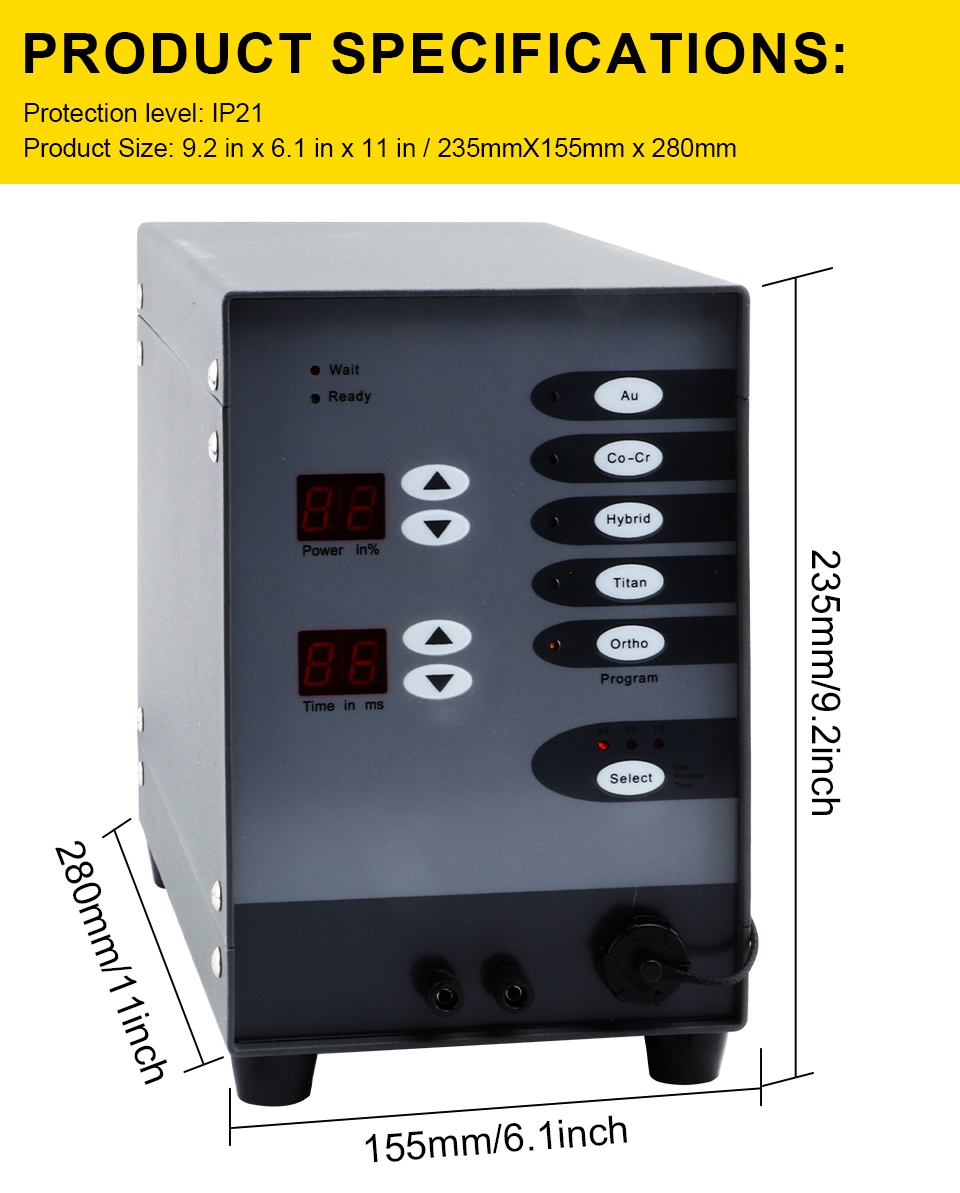 Digital High-Power Jewelry Spot Welder Handheld Small Tig Welding ...