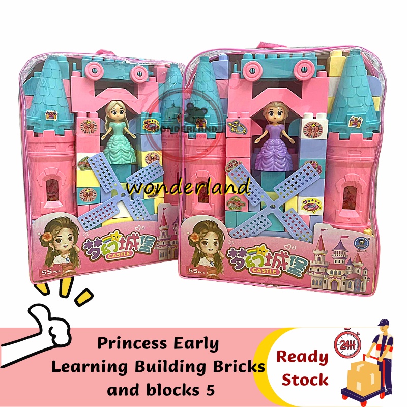Princess Early Learning Bricks and Blocks Education Toys Mainan blocks ...