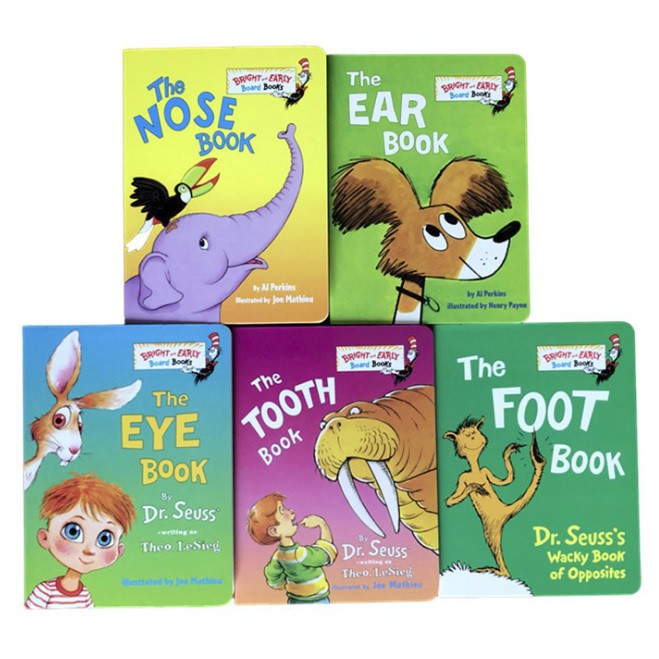 Dr Seuss the Foot /Eye/Tooth/Nose/Ear Book [5 Books] | Shopee Malaysia