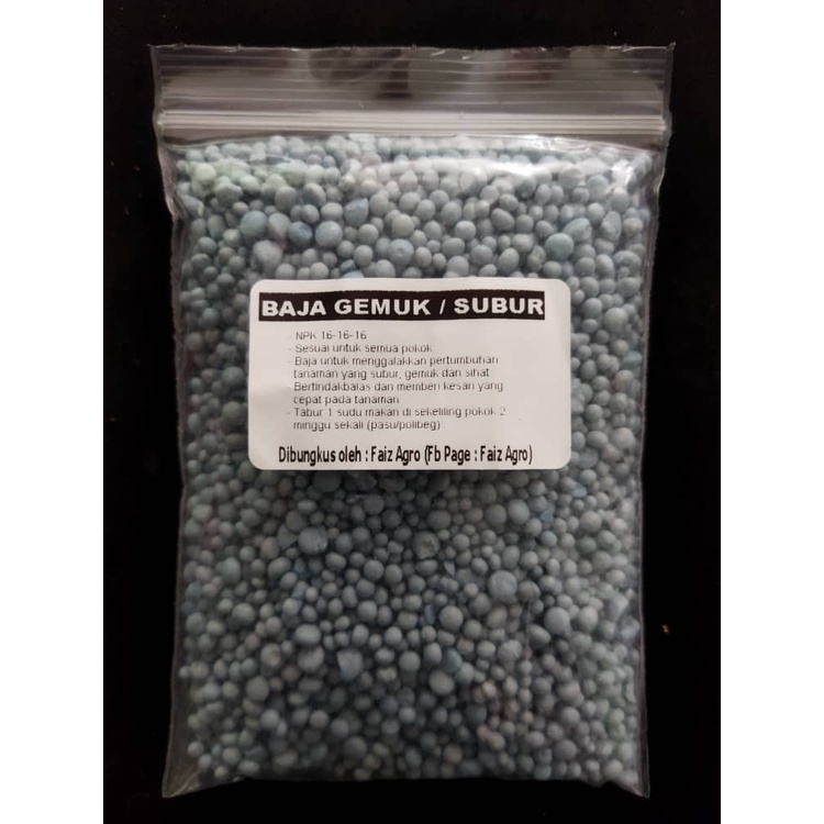 Baja Gemuk / Baja Subur / Pek Bajet MURAH 100gram | Shopee Malaysia