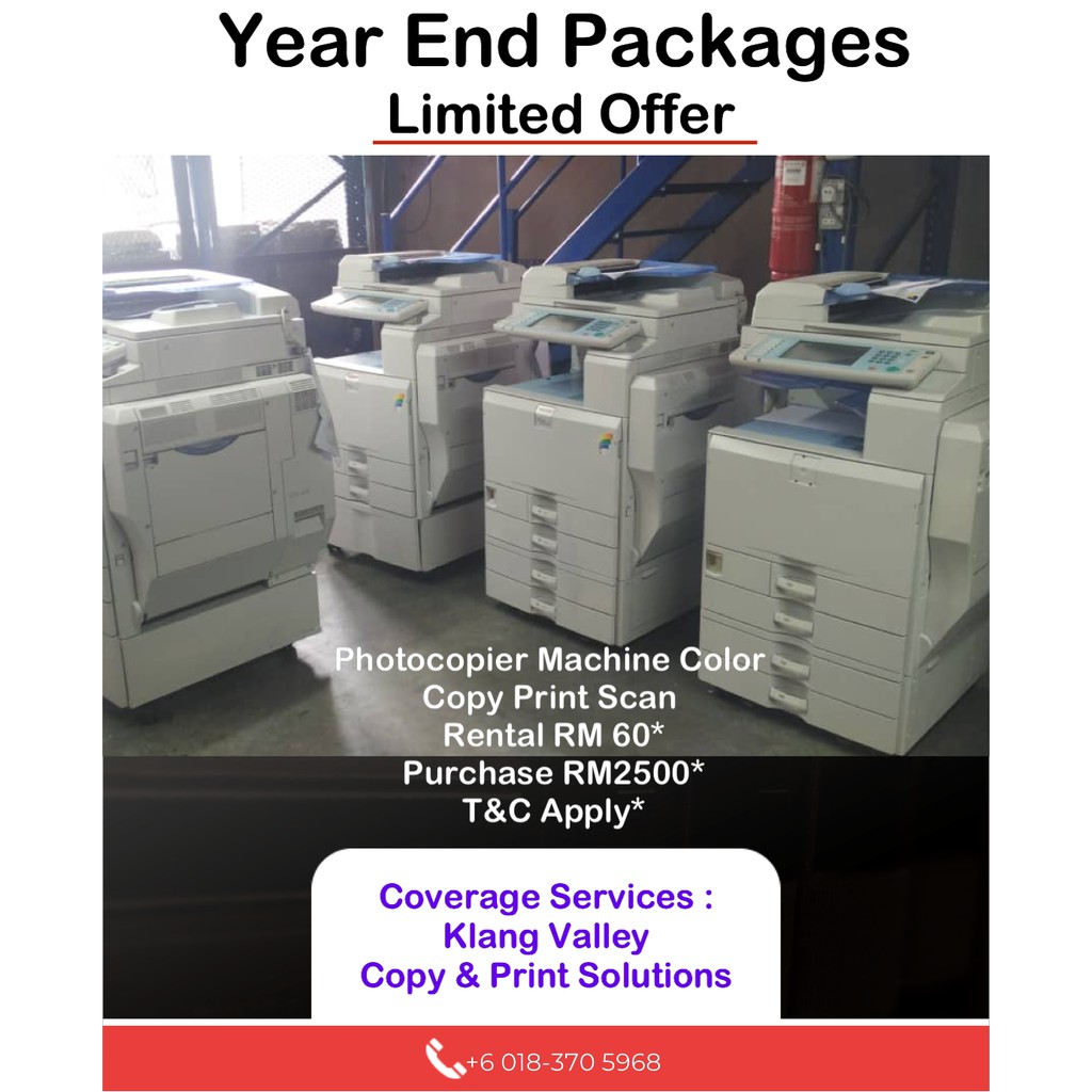 Photocopy Machine copy print scan all in one photostat copier rental ...