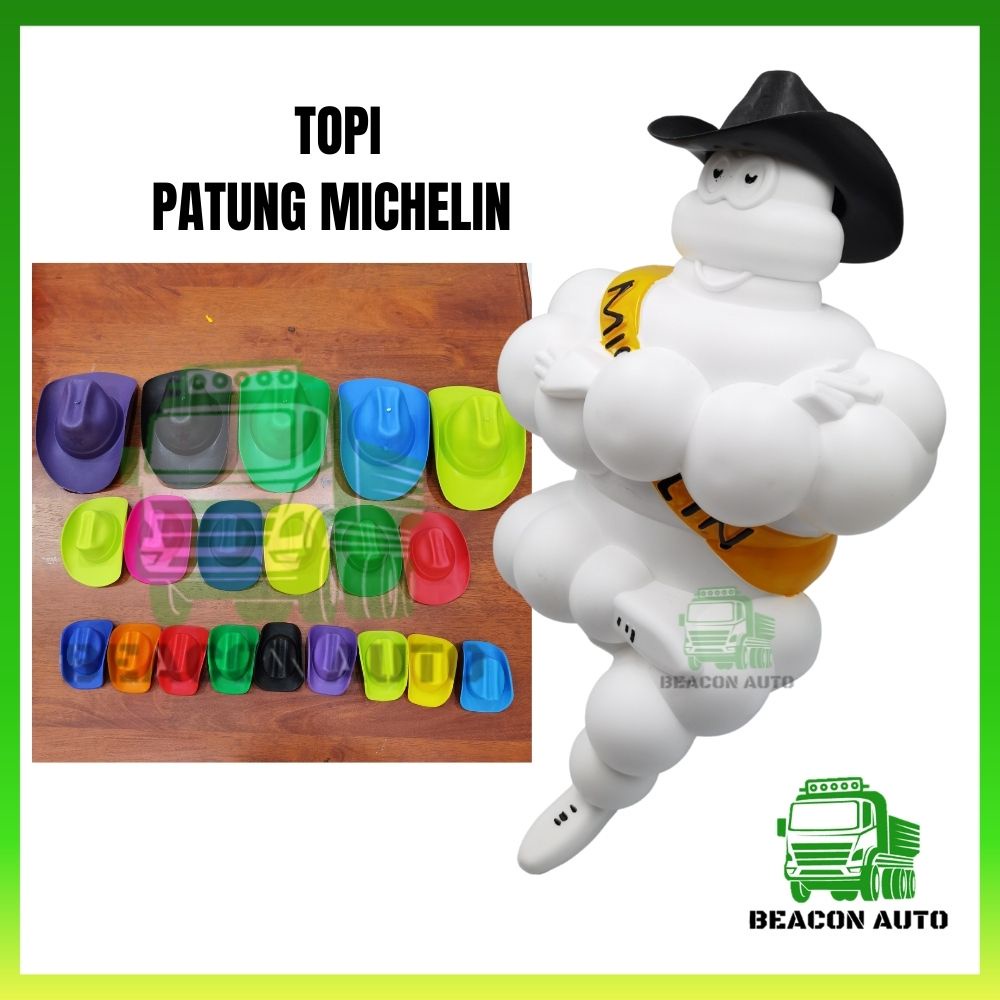 BEACON topi Patung Michelin Man Viral Michilin Topi Michelin Aksesori ...