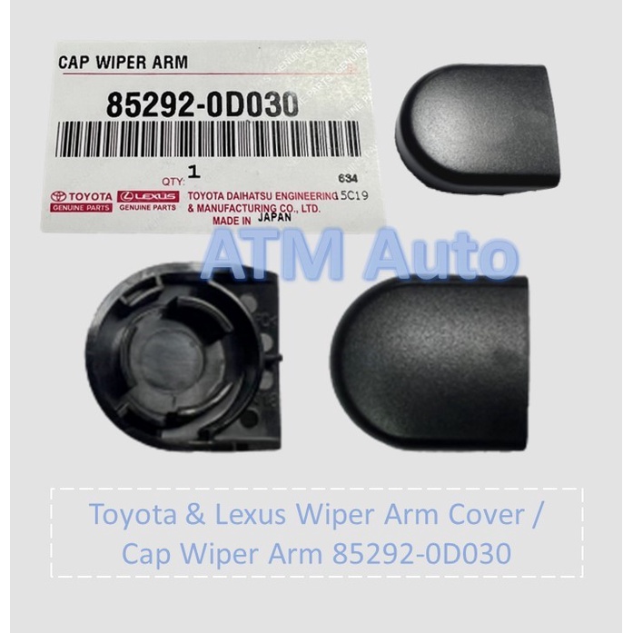 Toyota & Lexus Front Wiper Arm Cap / Cover Wiper Arm (85292-0D030 ...