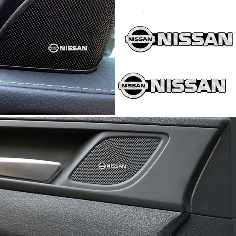 [Ready Stock] 1/4pcs Car Speaker Audio Badge Decals Auto Audio Stereo ...