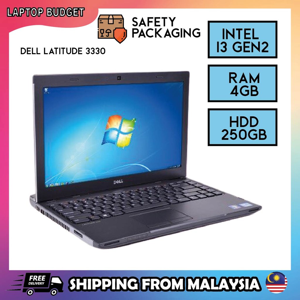 LAPTOP Dell Latitude 3330 Intel core i3-3217u 8GB RAM 13.3 INCH ...