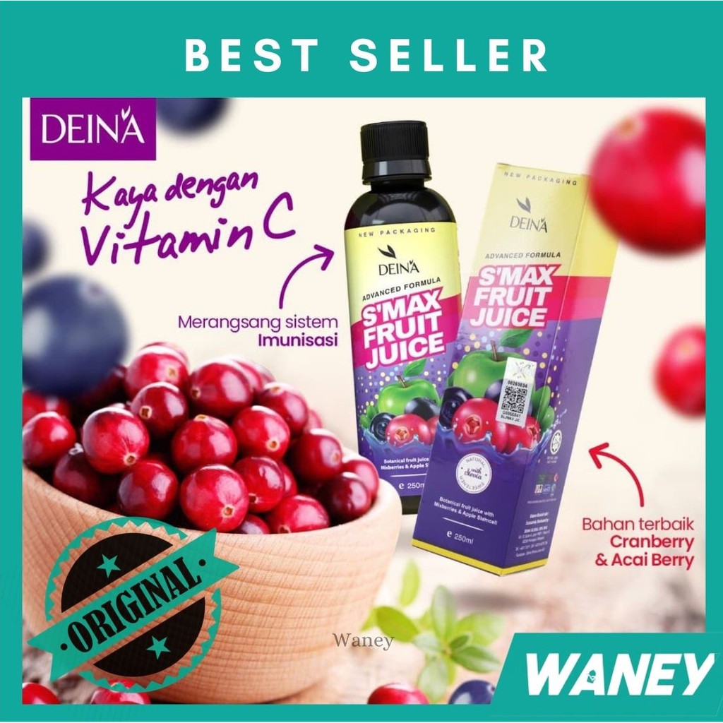 🔥 HOT ITEM!! 🎁 ORIGINAL DEINA: S’Max Slimmax Diet Mealz Fruit Juices Berkesan Mengurangkan Lemak ...