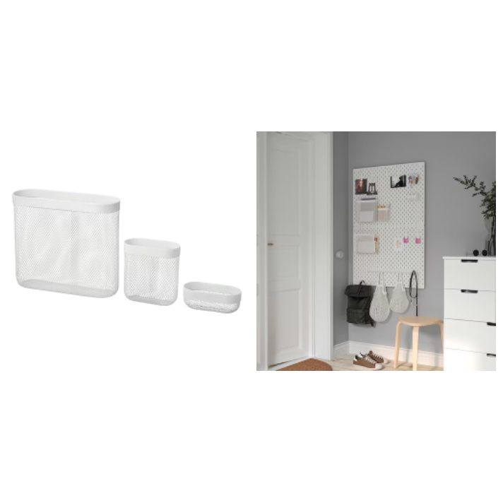 Ikea Skadis Containers and Connectors | Shopee Malaysia