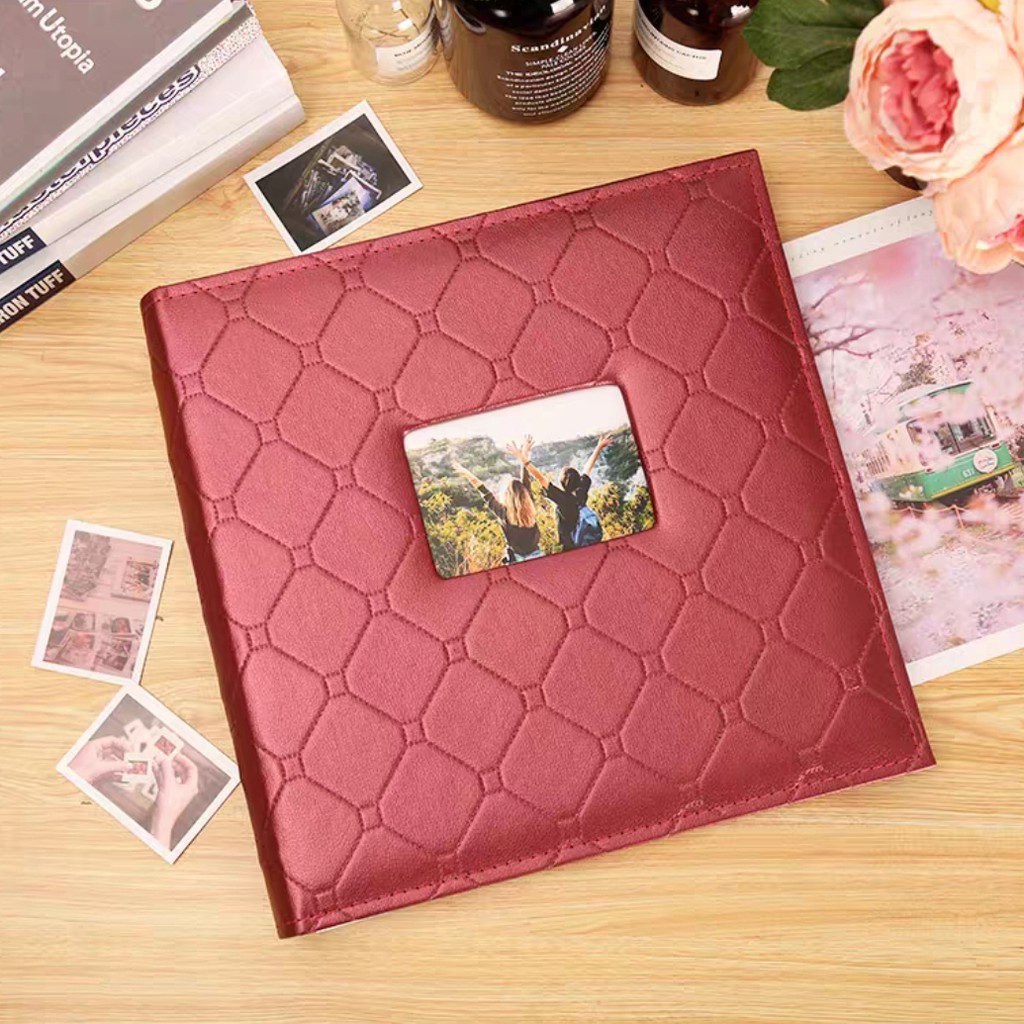 OFFER!!! 600 Sheets 4R Photo Album Leather Interleaf Type Photo Album ...