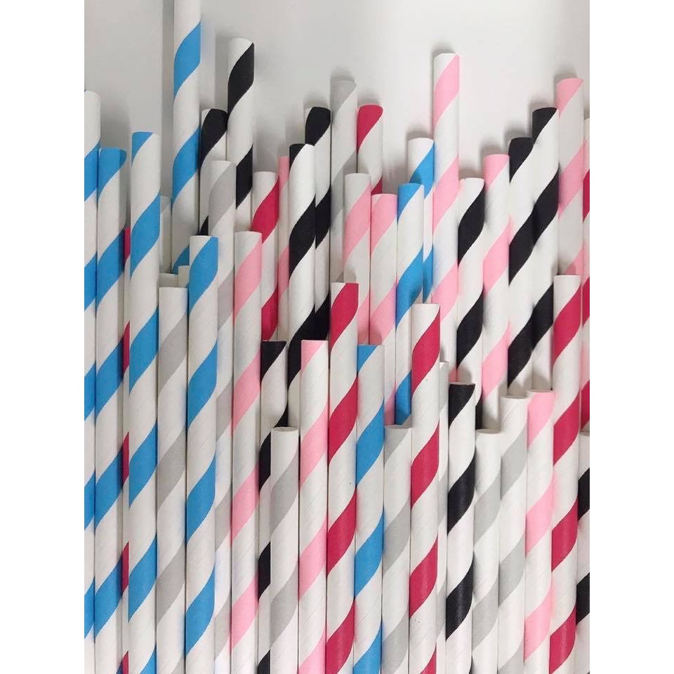 8mm Colour Paper Straw (25/50/100pcs) | Shopee Malaysia