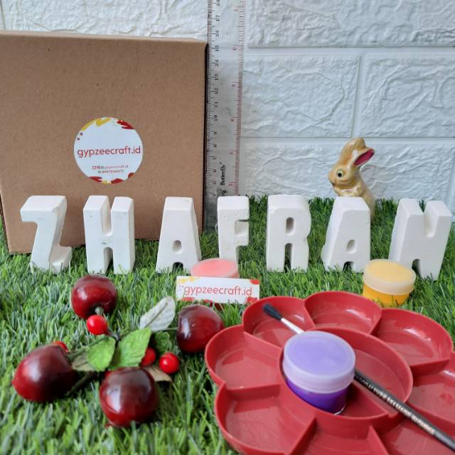 Custom NAME UNIT/PAINT LETTER NAME/PAINT PAINTING GYPSUM/MUKIS STUDENT ...