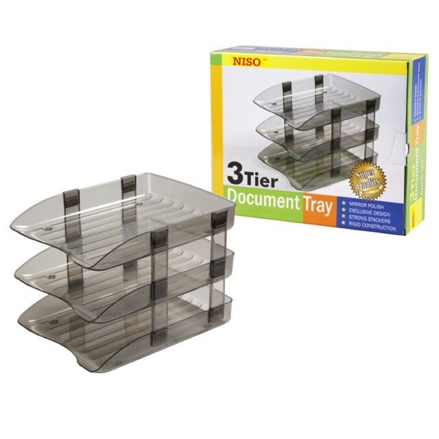 Niso 3 Tier/ Layer Document Tray 8230 | Shopee Malaysia