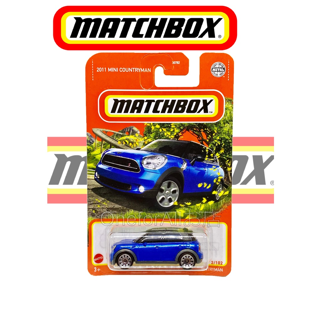 MBX Matchbox 2011 MINI COUNTRYMAN Cooper S Metallic Blue Racing Sports ...