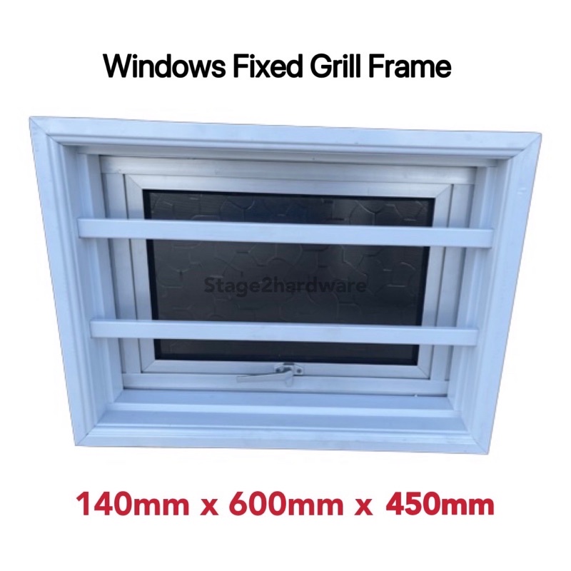 (WITHOUT PAINT) Window Fixed Grill Frame / Frame Tingkap / Casement ...