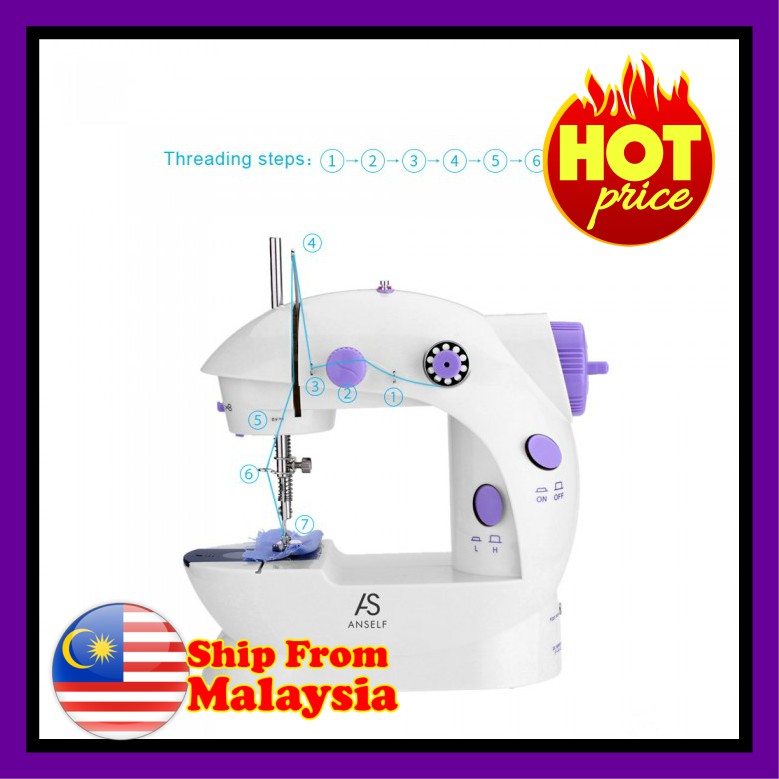 🔥🔥 HOT SALE ITEM 🔥 🔥MINI SEWING MACHINE WITH POWER ALLOY GEARS | Shopee ...