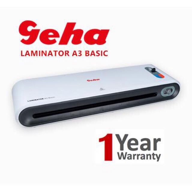 GEHA LAMINATOR A3 BASIC (1YEAR WARRANTY) | Shopee Malaysia