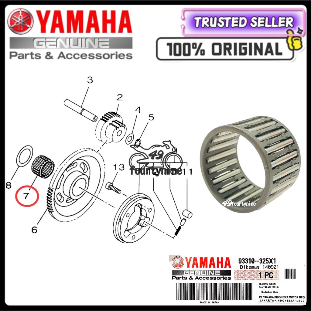 100% ORIGINAL JAPAN INDIA R15 Y16 Y16ZR Y15 Y15ZR LC135 FZ150 NEEDLE ...