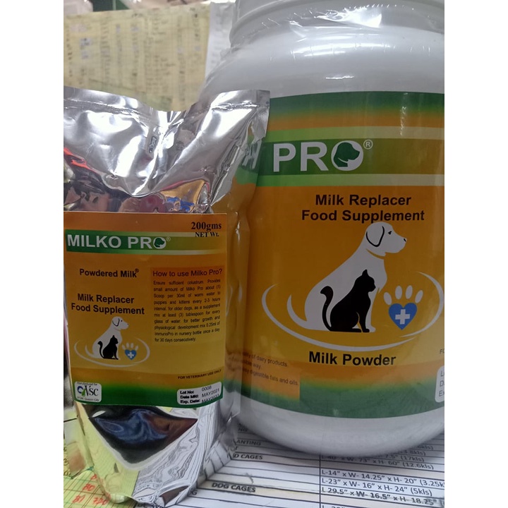 Milko Pro Milk Replacer Food Supplement (200grms) | Shopee Malaysia