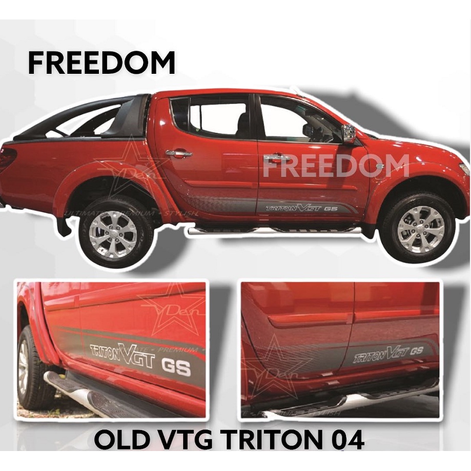 OLD VTG TRITON 04 Side Body Sticker for Mitsubishi Triton | Shopee Malaysia