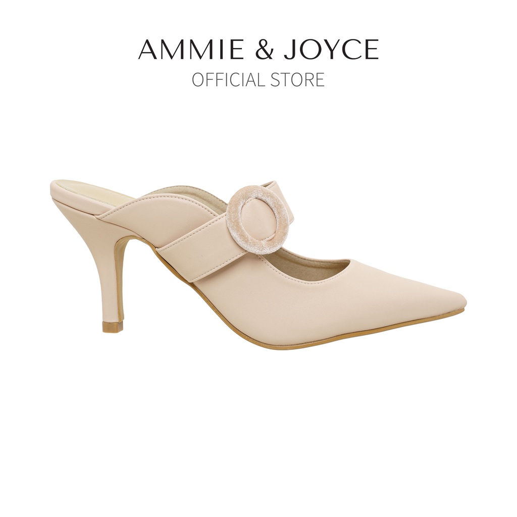 AMMIE & JOYCE Munich 2 Heels Ladies Women Shoes (Beige) | Shopee Malaysia