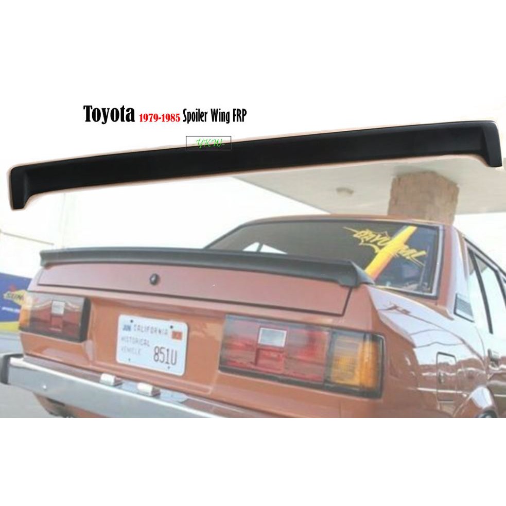 Toyota KE70 KE72 Spoiler Wing FRP Sedan 79-85 Rear Bonnet Boot Trunk ...
