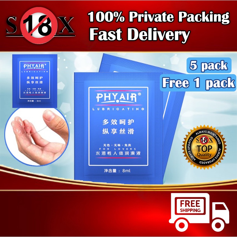 Phyair Human Body Sensing Liquid 8ml Lubricant oil Minyak Badan Personal Water Soluble Lubricant ...