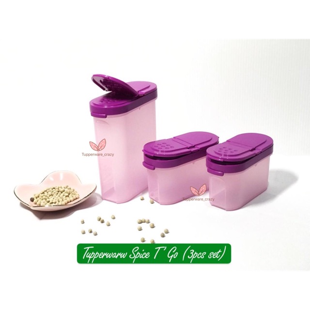 🔥Tupperware Spice To Go (3 pcs set)🔥 | Shopee Malaysia