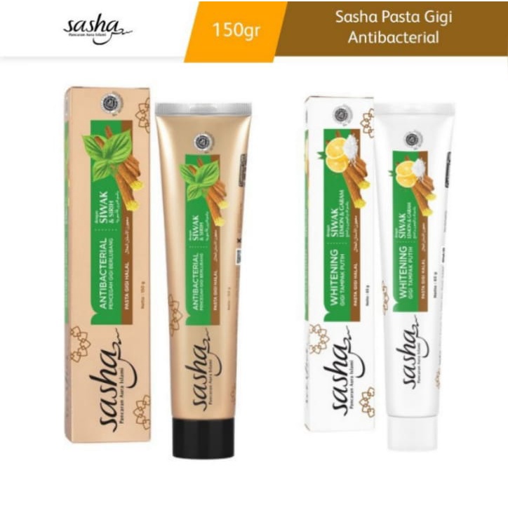 Sasha Herbal Toothpaste Antibacterial Toothpaste 150 gr Without Box ...