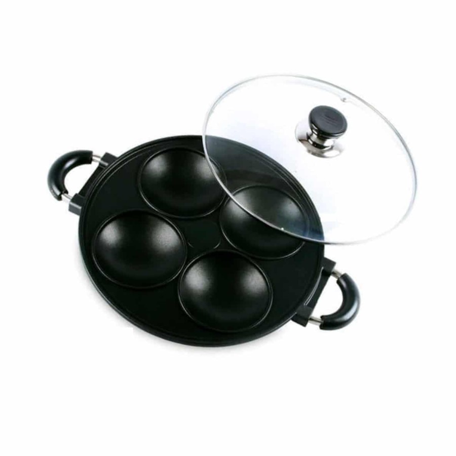 (ck001) Martabak Cake Mold Mini 4 Hole Concave Mud Maker Mold Apem ...