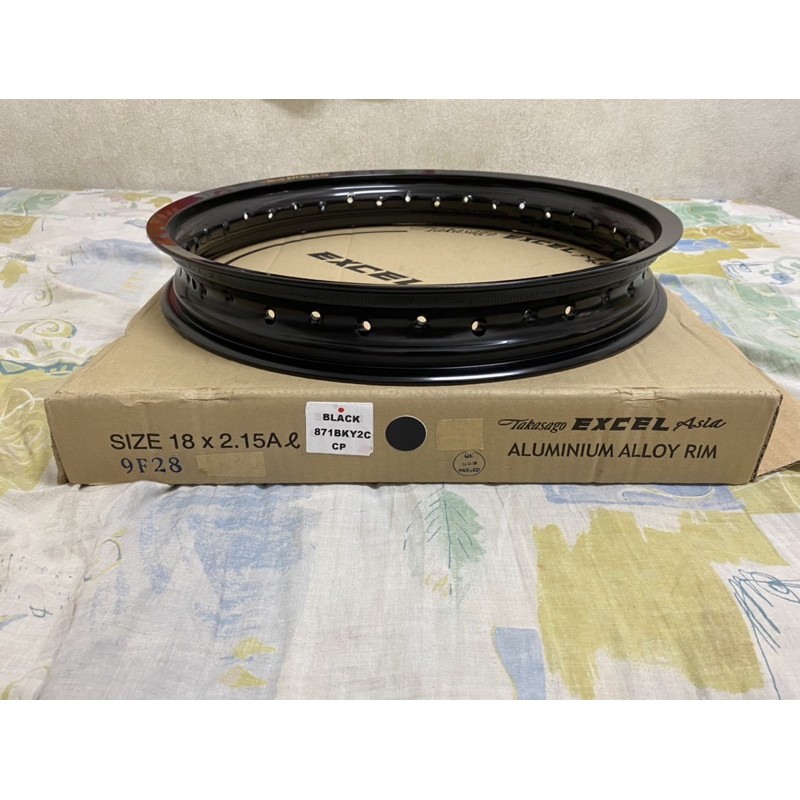 Takasago Excel Rim Asia 2.15 X 18 Black 36 Hole (1pcs) | Shopee Malaysia