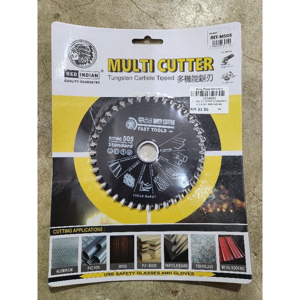 Heavy Duty 4 Inch Multi Cutter Blade Red Indian Tungsten Carbide ...