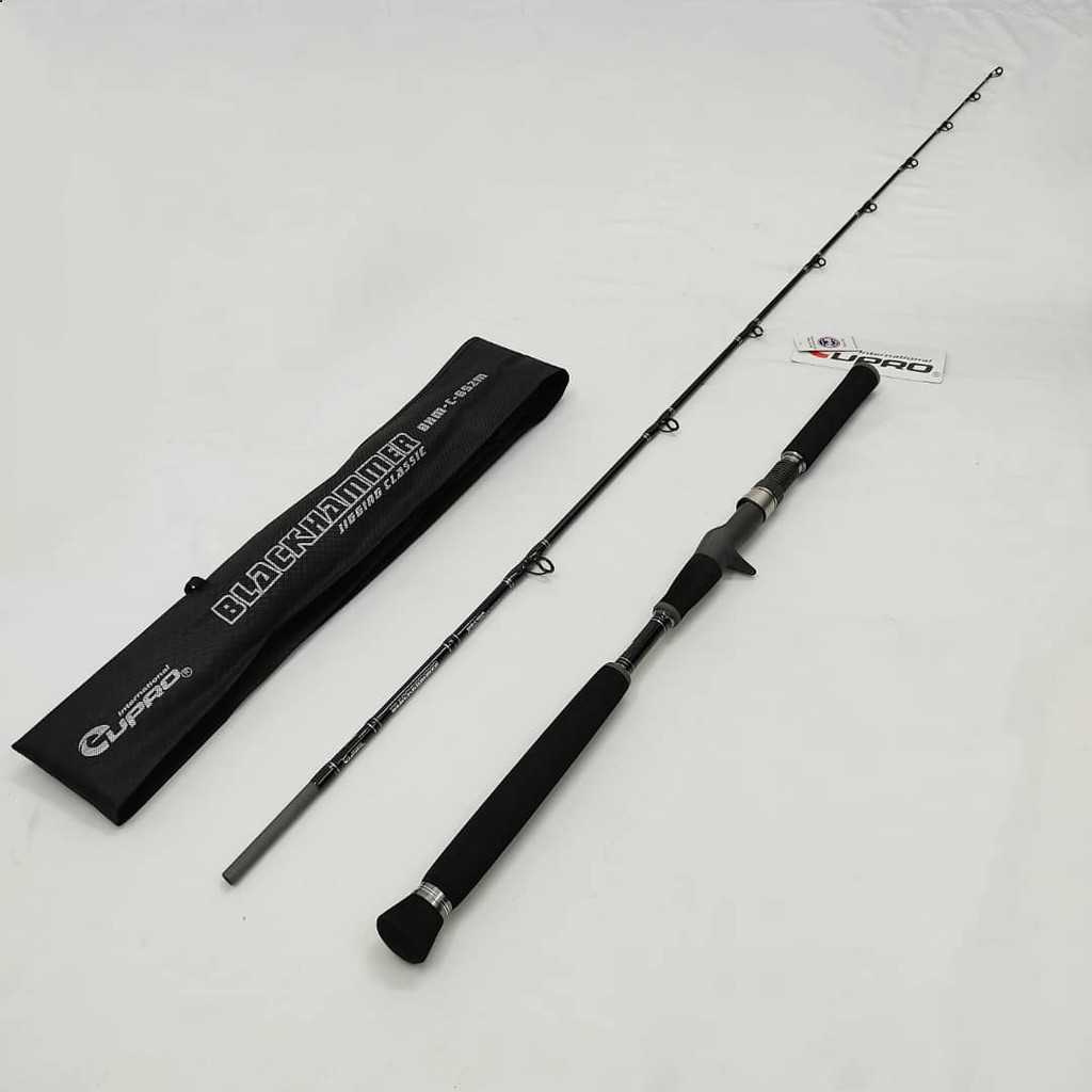 ORIGINAL EUPRO BLACKHAMMER JIGGING CASTING (BUTT JOINT) ROD | Shopee ...