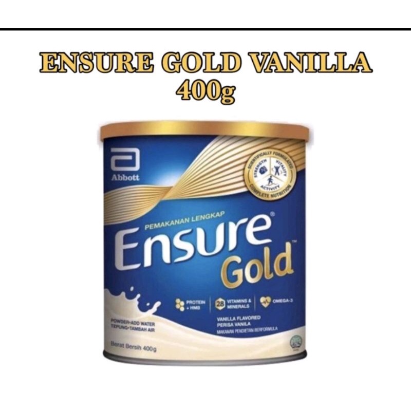 Ensure Gold Vanilla/Wheat Flavored 850g | Shopee Malaysia