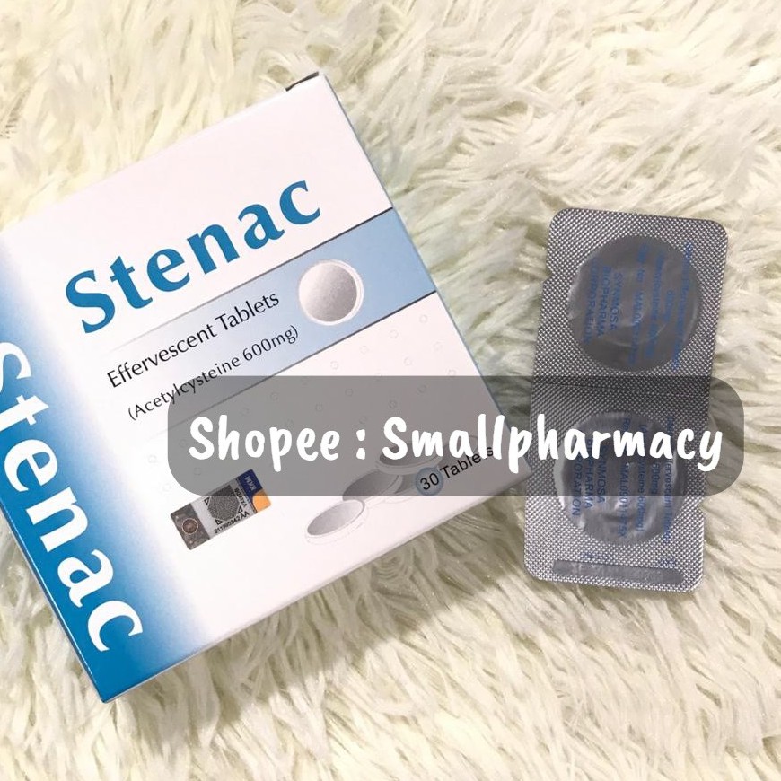 STENAC EFFERVESCENT Tablet 600MG 1 strip = 2 tablet | Shopee Malaysia