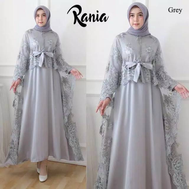 Muslim DRESS GAMIS Luxury Party RANIA Lace TULLE FASHION MUSLIM GAMIS ...