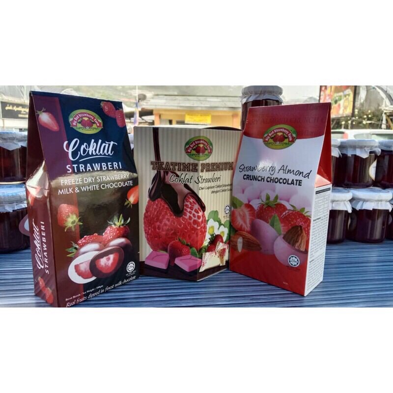 Strawberry Chocolate Cameron Highlands Big Red Strawberry | Shopee Malaysia