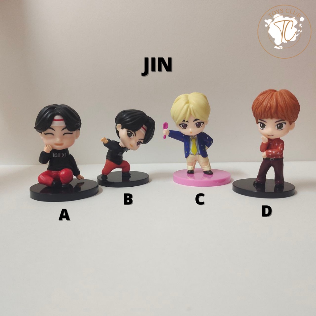 BTS Figures Toys Korean Boy Band Member Jimin Jin Jhope Jungkook Cute ...