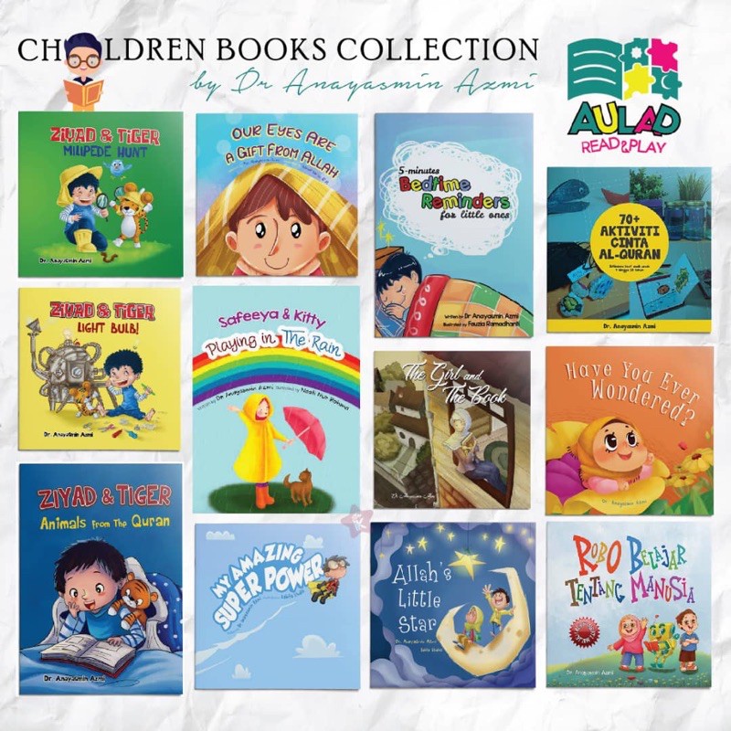 Islamic Children Books Collection by Dr Ana Yasmin | Aulad Read & Play ...