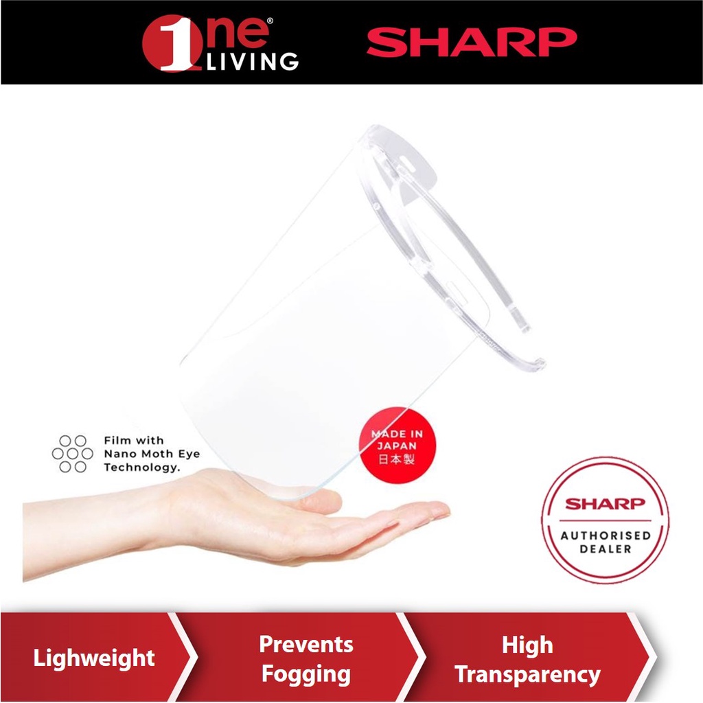 Sharp JAPAN Anti-Fog Face Shield F10M (FG-F10M/FGF10M) | Shopee Malaysia