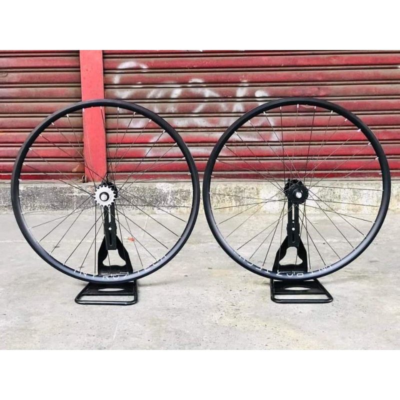 INTRO7TECH INTRO7 Rimset Rim Set Fixie 20/24H Black Pair JRSPEED ...