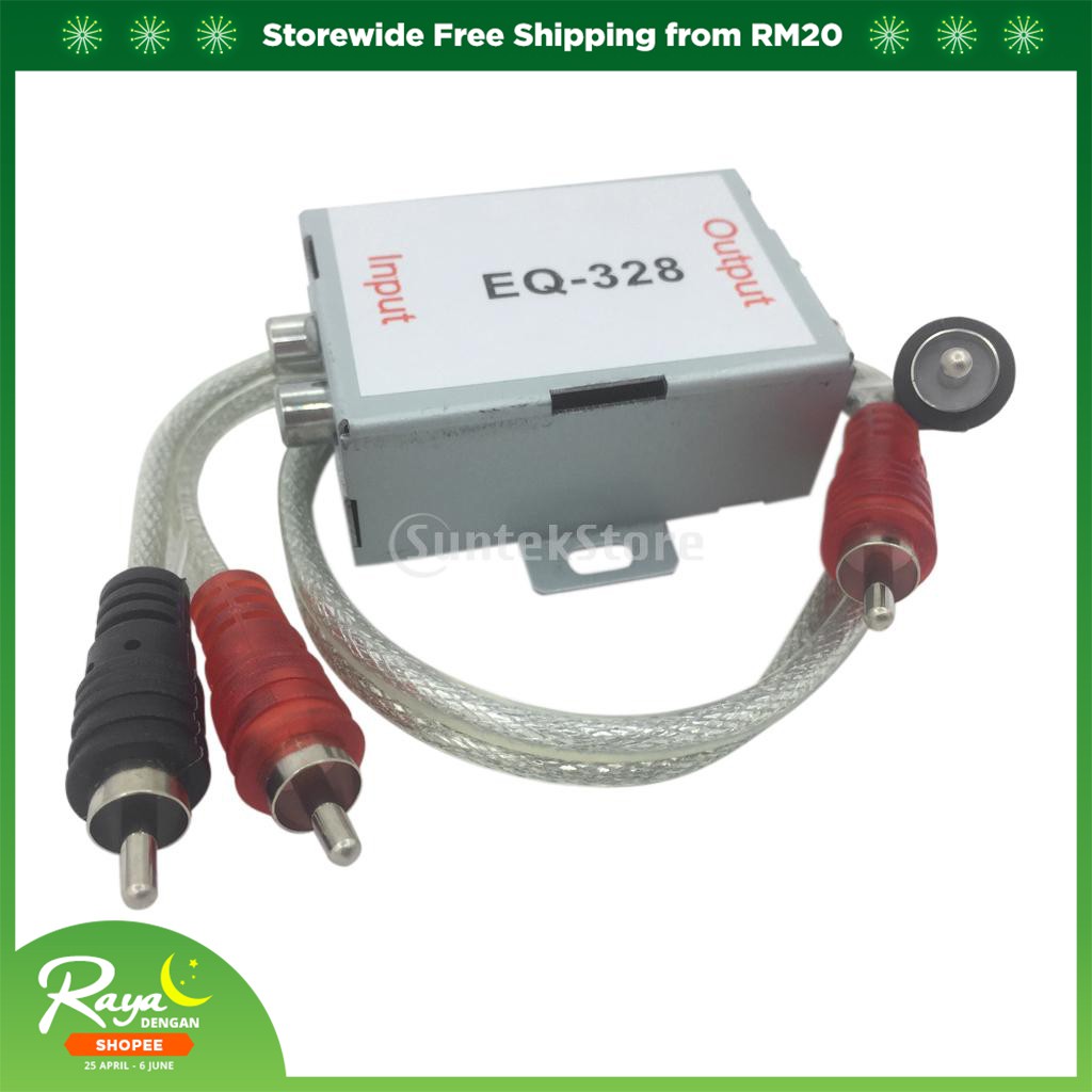 Car Stereo Head Audio Rca Amplifier Noise Isolator Reducer Shopee Malaysia