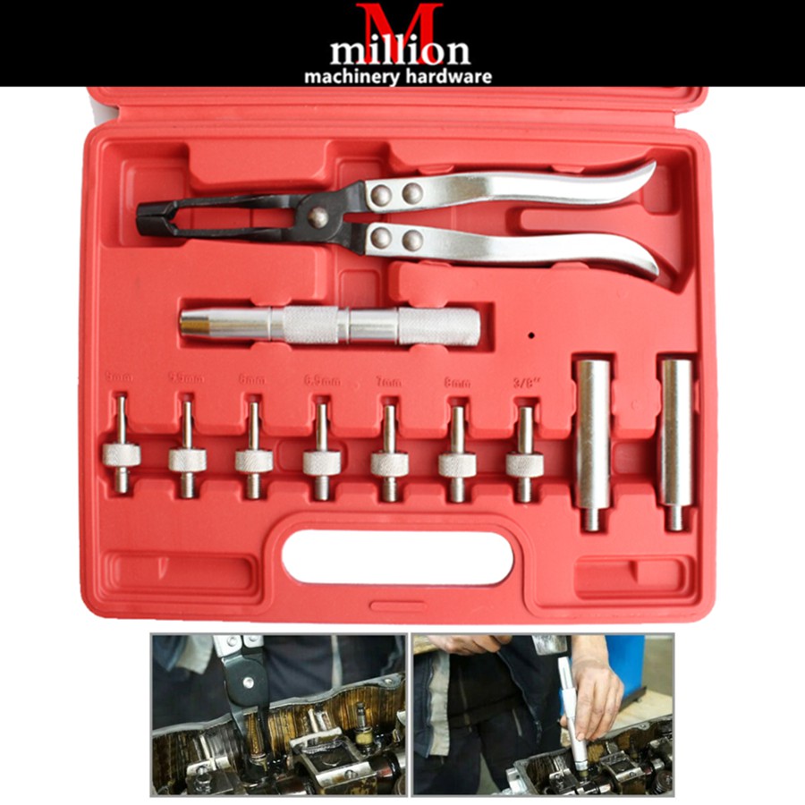 11pcs Valve Stem Seal Removal & Installer Kit Set Tool Remover Plier ...