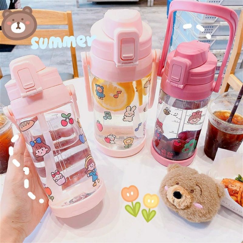 🌸 OFFER 🌸 Instagram IG Famous Big Handle Bottle 1450ML 2200ML 网红大手把水壶 ...