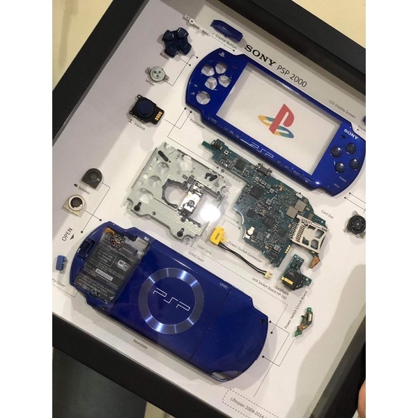 Sony PSP 2000 Tech Frame (Blue) | Shopee Malaysia
