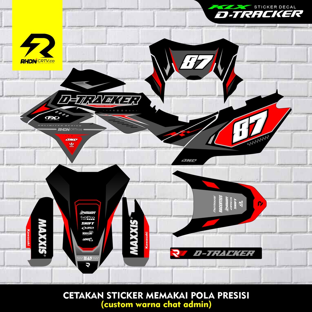 Dtracker decal - kawasaki d-tracker decal sticker | Shopee Malaysia