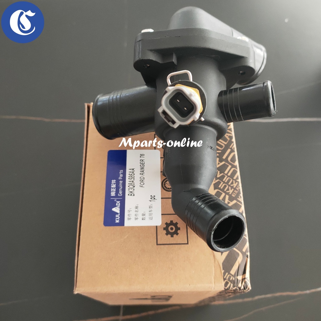 THERMOSTAT HOUSING W/THERMOSTAT / FORD RANGER T6 / FORD RANGER T7 ...