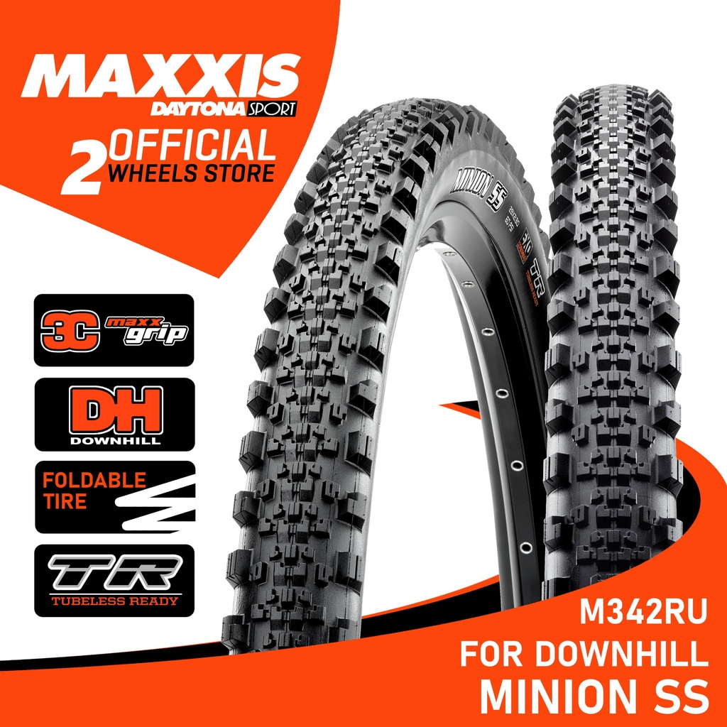 Maxxis Minion SS Foldable 3CG Tubeless Ready M342RU | Shopee Malaysia