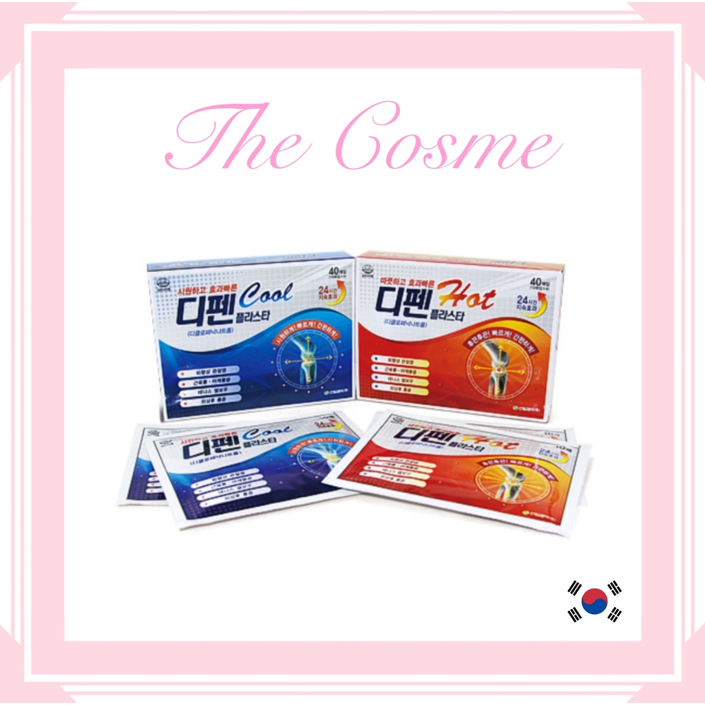 [Ready Stock] Sinil Pharm Defend Cool/Hot Plaster Pain Relieving Patch ...